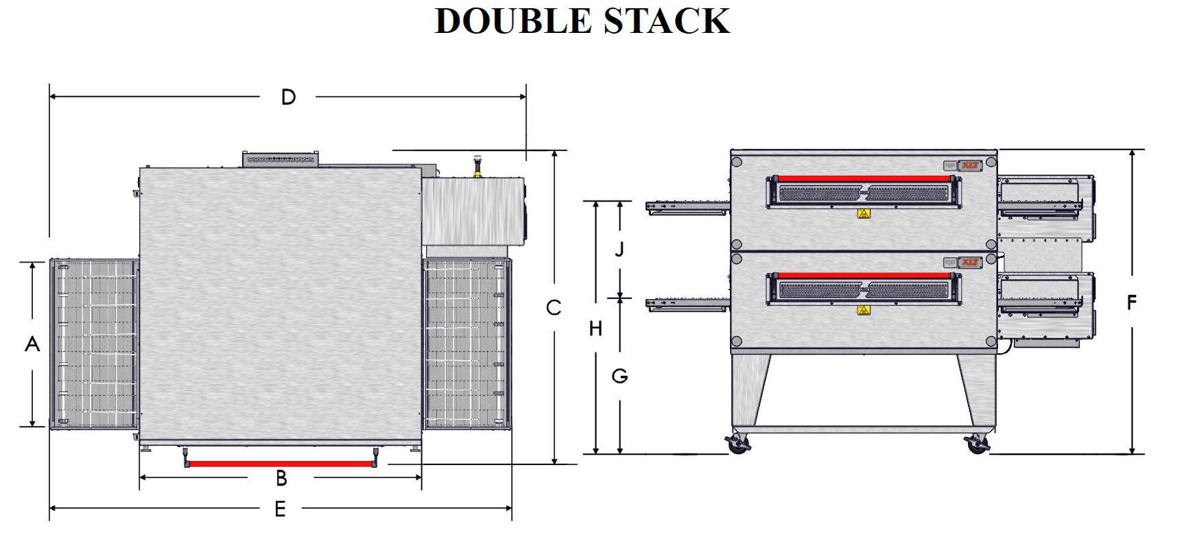 XLT 2440 Manual: Gas Oven Version E Hood